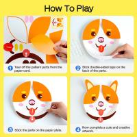 China Preschoolers 10 Sets Animal Pattern Cards For Creativity And Hands On Ability Training for sale