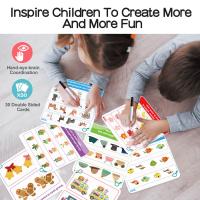 China Wipe Clean Spot Difference Cards Concentration Practice Learning for sale