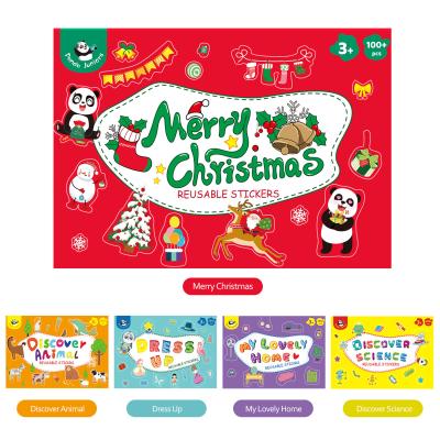 Cina Il Buon Natale 100PCS Repositionable ingrandice gli autoadesivi con 4 ambiti di provenienza di colore in vendita