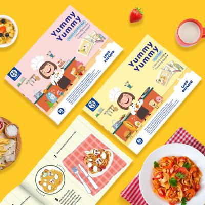 Cina Yummy Cooking Coloring Book 2 in 1 Disegno per bambini che dipingono in vendita