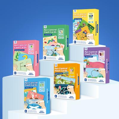 Cina Flash card di attività di ASTM Dot To Dot Wipe Clean per i bimbetti minuscoli in vendita
