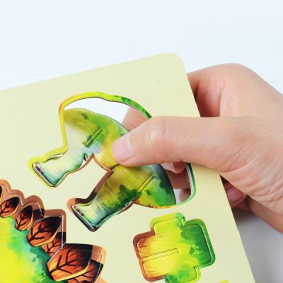 中国 非有毒な3Dペーパー教育困惑は3恐竜の子供DIYのキットをもてあそぶ 販売のため