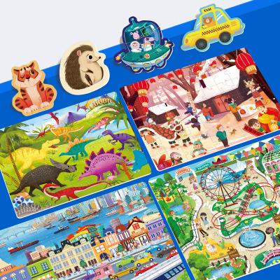 Cina Puzzle del bambino del veicolo di Panda Juniors Level 1 per dei bambini l'apprendimento della scuola pre in vendita