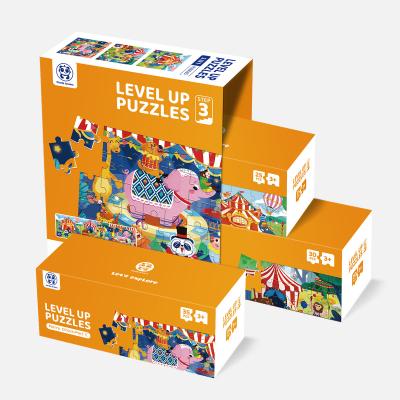 China Ao nível 3 brinquedos educacionais do enigma alegre do circo para as idades 2 das crianças da menina dos meninos acima à venda