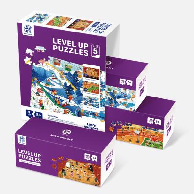 China Brinquedos educacionais de Panda Juniors Level Up Puzzles para os meninos e a menina ao nível 5 meus passatempos à venda