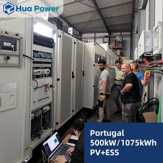 Portugat 500kW/1075kWh PV+ESS