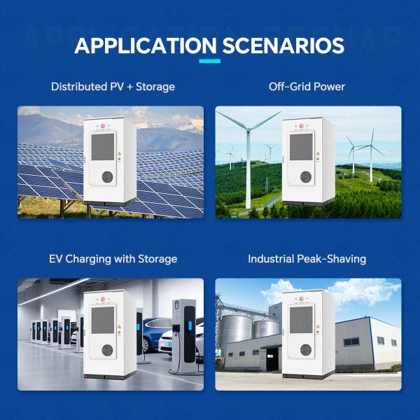 Quality Hua Power Manufacturer 125kW 261kW Lithium Ion Battery PV Solar Commercial for sale