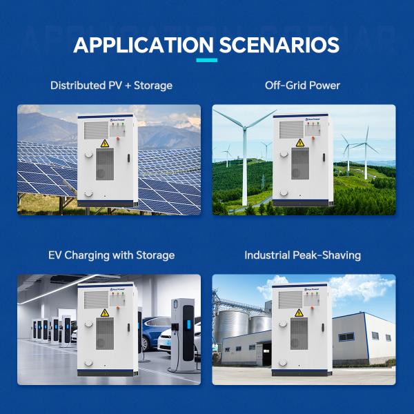 Quality All-in-one Industrial Solar Battery Storage System On-grid Off-grid Hybrid for sale