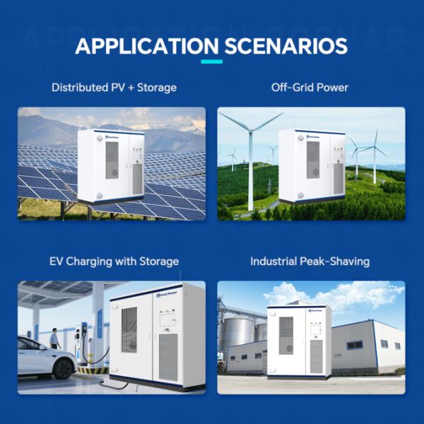 Quality Hua Power ESS Solution 50kW 100kWh On Grid Off Grid All-in-one Indoor Energy for sale