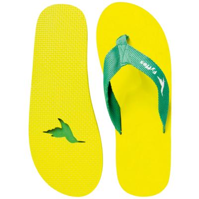China full color printing eva die cut and embossed  Women Flip flops  thongs slipers manufacturers for sale
