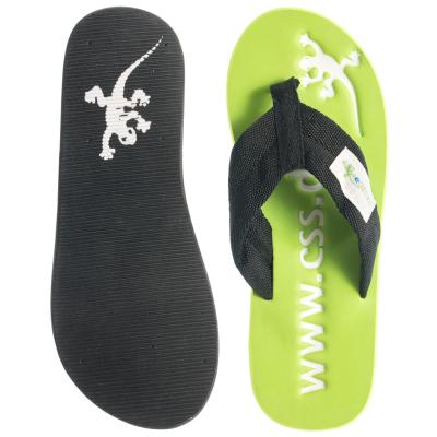 China full color printed eva die cut and embossed  Women Flip flops  thongs sliper manufacturer for sale