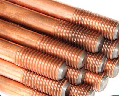 China 1/2" 5/8" 3/4" Custom Electrical earth rod for high building , computer room for sale