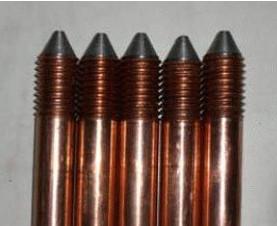 China High building , computer room copper clad ground rod 1/2
