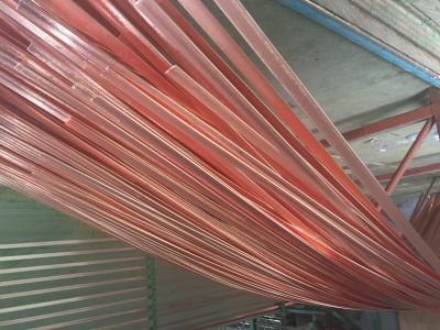 China Copper Clad Steel Flat Copper Bar Ground Tape for lightning protection 30*3mm for sale