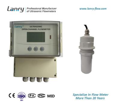 China De meter van de Ulatrasonicstroom UOL voor Parshall-Rechthoekige waterkering van de Goot de Driehoekige waterkering Te koop