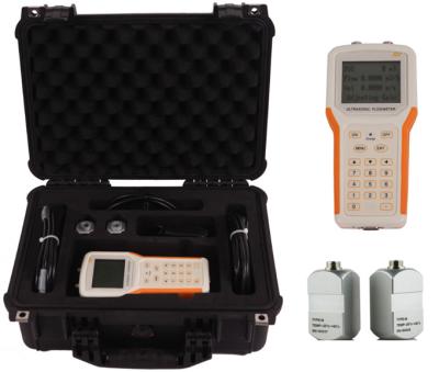 China LCD Display Handheld Ultrasonic Water Flow Meter for sale