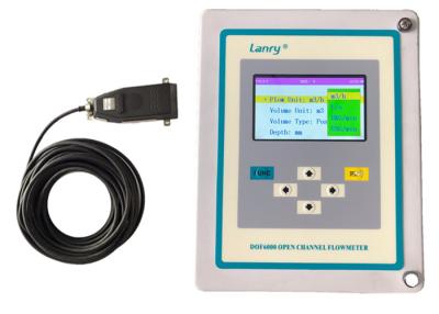 China Van het Kanaal Ultrasone Debietmeter van Doppler van de gebiedssnelheid het Open aan de muur bevestigde type Te koop