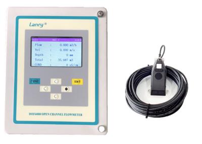 China Waterdichte Meter van de het Kanaalstroom van IP68 Ultrasone Open ±1% Gemeten Snelheid Te koop