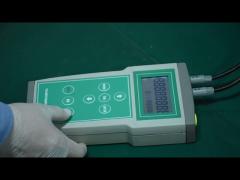 IP67 05.0m de Handbediende Meter van de de Verschuivings Ultrasone Stroom van Toevoegingsdoppler