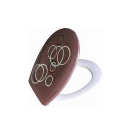 China duroplastic toilet seat,AOO,1.7KG,with picture design for sale