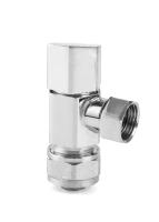 China Stable Forged Chrome Angle Stop Valves , Multi Scene Brass Angle Waste Valve for sale