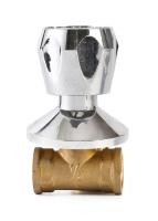 China Stable NPT BSPT Brass Stop Valve Multipurpose Rustproof Practical for sale