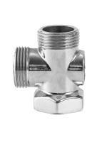 China Practical Nontoxic Plated Brass Fitting , Multifunctional Chromed Brass Pipe for sale