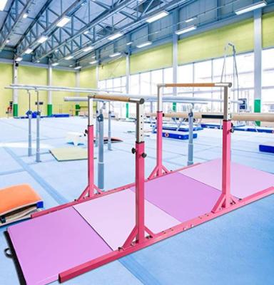 China Double Horizontal Bars, Junior Gymnastic Training Parallel Bars W/11-Level 38-55