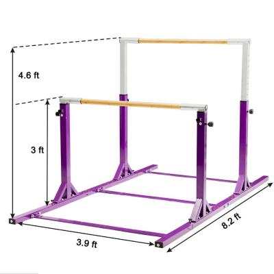 China Adjustable Parallel Bars Gymnastics Bar Kids Uneven Bars Home Exercise Equipment for sale