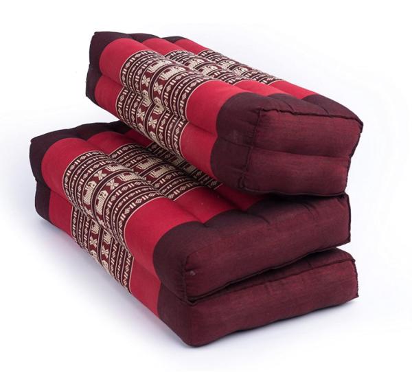 Quality Red Pain Relief 100% Kapok Foldable Srf Online Meditation Cushion for sale