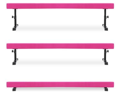 China Houten Artistieke Therapie 8ft van de gymnastiekvloer Regelbare de oppervlaktedekking van het Hoogtesuède   Evenwichtsbalk Te koop