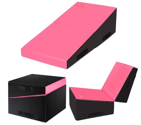 Quality Aerobic Exercise High Density EPE Foam 5.08cm Foldable Gymnastics Mats for sale