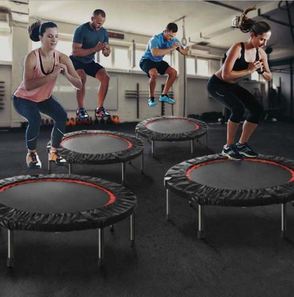 Quality Gymnastics Equipment Mini Trampoline Youth Jumping Indoor Children’S Round for sale