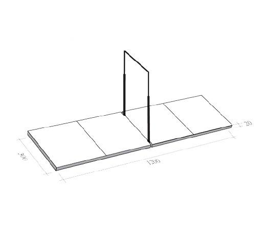 Quality Gymnastics Competition Landing Mats For Horizontal Bar for sale