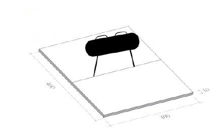 Quality 10cm Thick Gymnastics Competition Landing Mats For Pommel Horse for sale