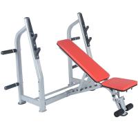 China Adjustable Folding Weight Bench 350kg Capacity 7 Position Olympic Weight Lifting Bench for sale