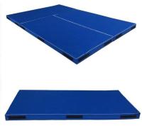 Quality Washable Material Gymnastics Soft Mat 600x200x10cm With Diverg. Demarcation for sale
