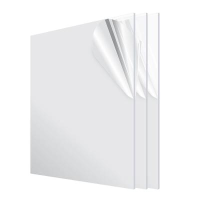 China 4*8ft Plexi glas 3mm 4mm chapa de acrilico color claro alta transparencia PMMA perspex sheet for sale