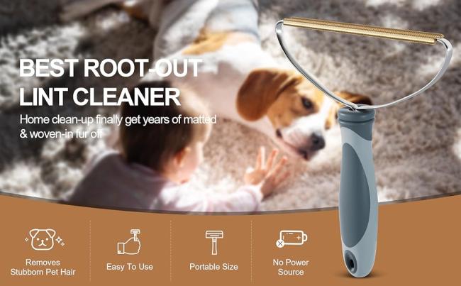 Pet hair remover uproot cleaner reusable lint fuzz shaver