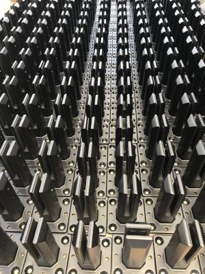 China Glass Spigot Clip Precision Investment Casting Glass Clamp in Matt Black with Coating for sale