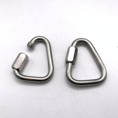 China Stainless Steel Delta Triangle Quick Link Locking Connectors For SS316 for sale