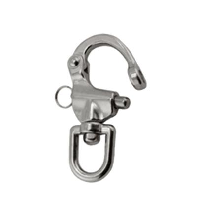 China 304/316 Stainless Steel Marine Quick Release Swivel Eye Snap Shackle with Standard Size for sale