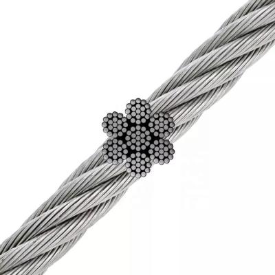Cina 8*19S FC cavo di filo di acciaio galvanizzato per l'efficienza del cavo in acciaio al carbonio in vendita