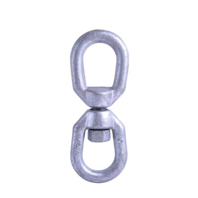 China Galvanized Heavy Duty Chain Swivels Eye to Eye for Heavy-Duty Industrial Applications for sale
