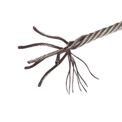 Cina Alta resistenza alla trazione 1770MPA 1.6 mm cavo di acciaio galvanizzato per cavi aerei in vendita