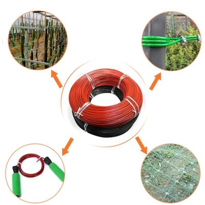 China Cold Heading Steel 7X7 Galvanized Steel Wire Rope for Skipping Rope Standard AiSi for sale