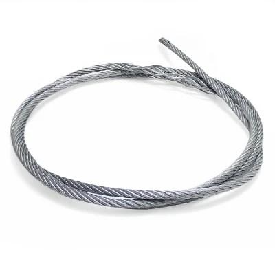 China 1*7 EHS 5/16'' Galvanized Steel Cable 7/2.64 mm Messenger Wire Guy Wire for Welding for sale