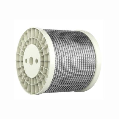 Cina 6X7 FC cavo di acciaio cavo di acciaio di diametro 1-10 mm DIP caldo galvanizzato per le esigenze di costruzione in vendita