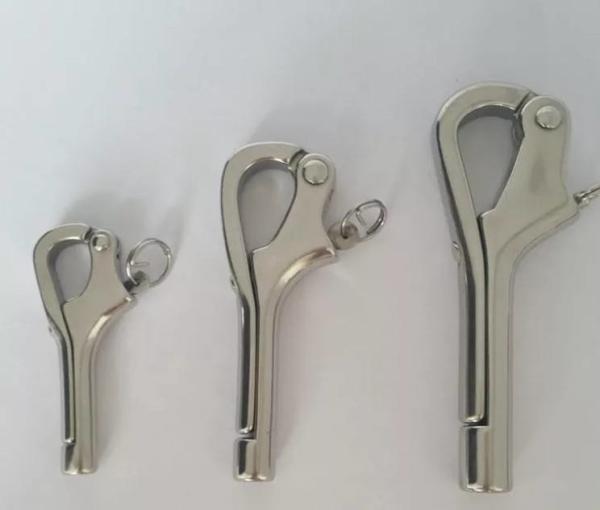 Stainless Steel AISI316 Quick Release Pelican Hook With Swage End And State Of The Art