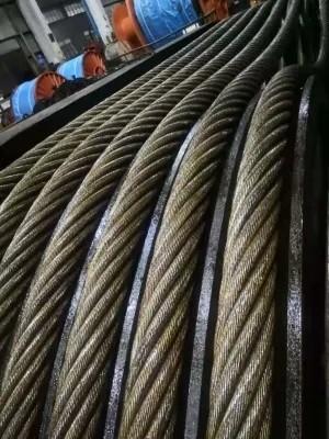 Cina BS Standard Compacted Swaged Steel Wire Rope 8xK26WS IWRC per gru in vendita